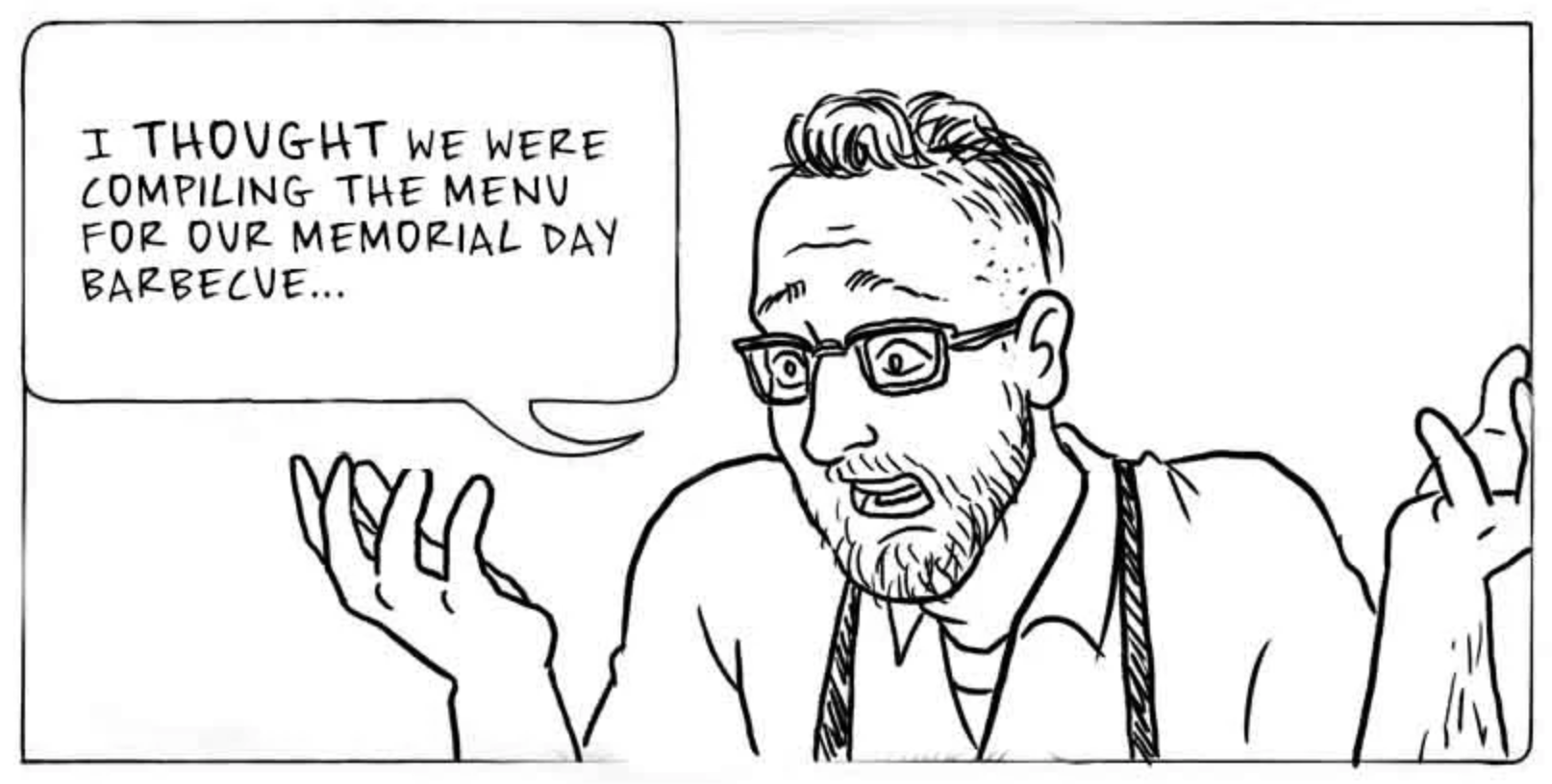 Amongst the Liberal Elite: Barbecue Planning Amongst the Liberal Elite - McSweeney’s Internet ...