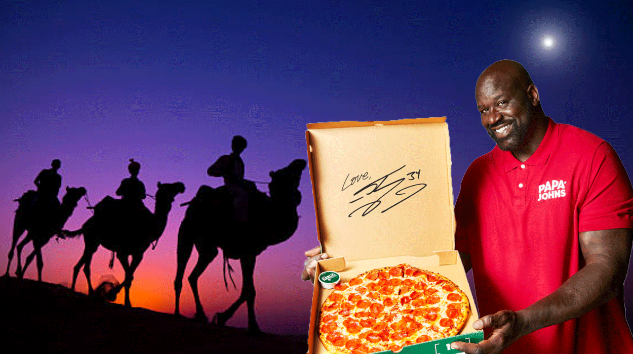 The Three Kings Arrive, but One of Them Brings a Shaq-a-Roni Pizza ...