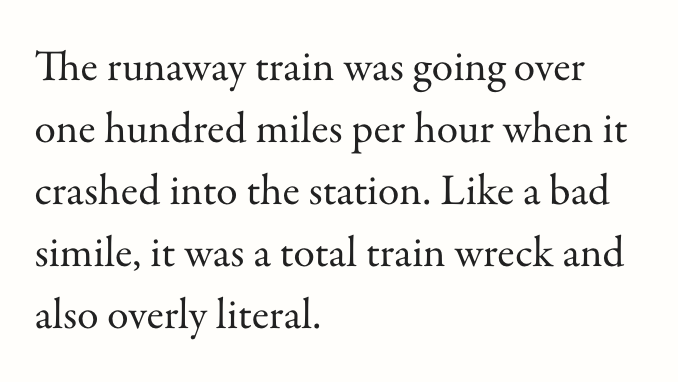 Similes Involving Bad Similes - McSweeney’s Internet Tendency